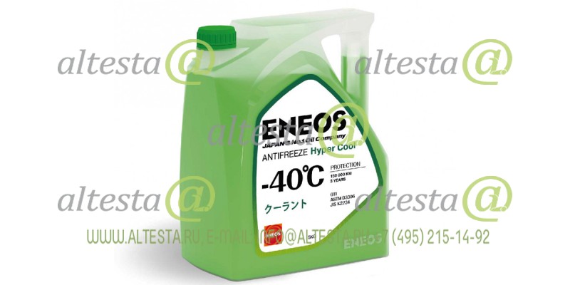 Антифриз Eneos Antifreeze Hyper Cool -40°C 5 кг Зеленый OE: Z0070
